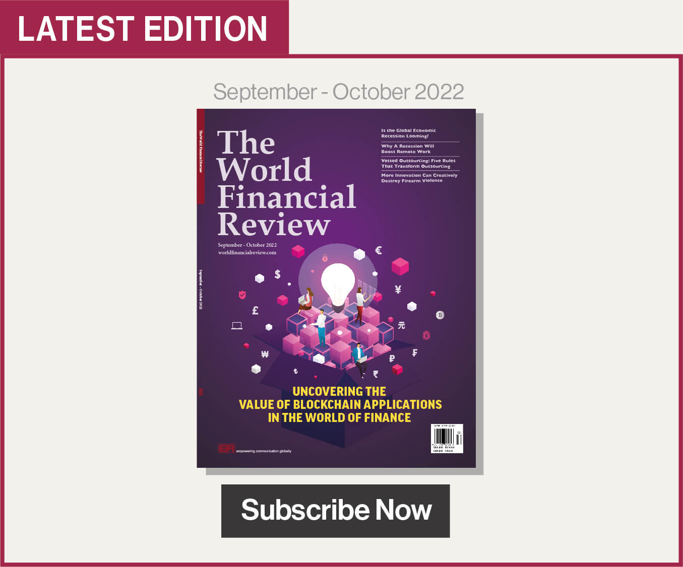 The World Financial Review - Emerging Ideas that Resonate Worldwide.